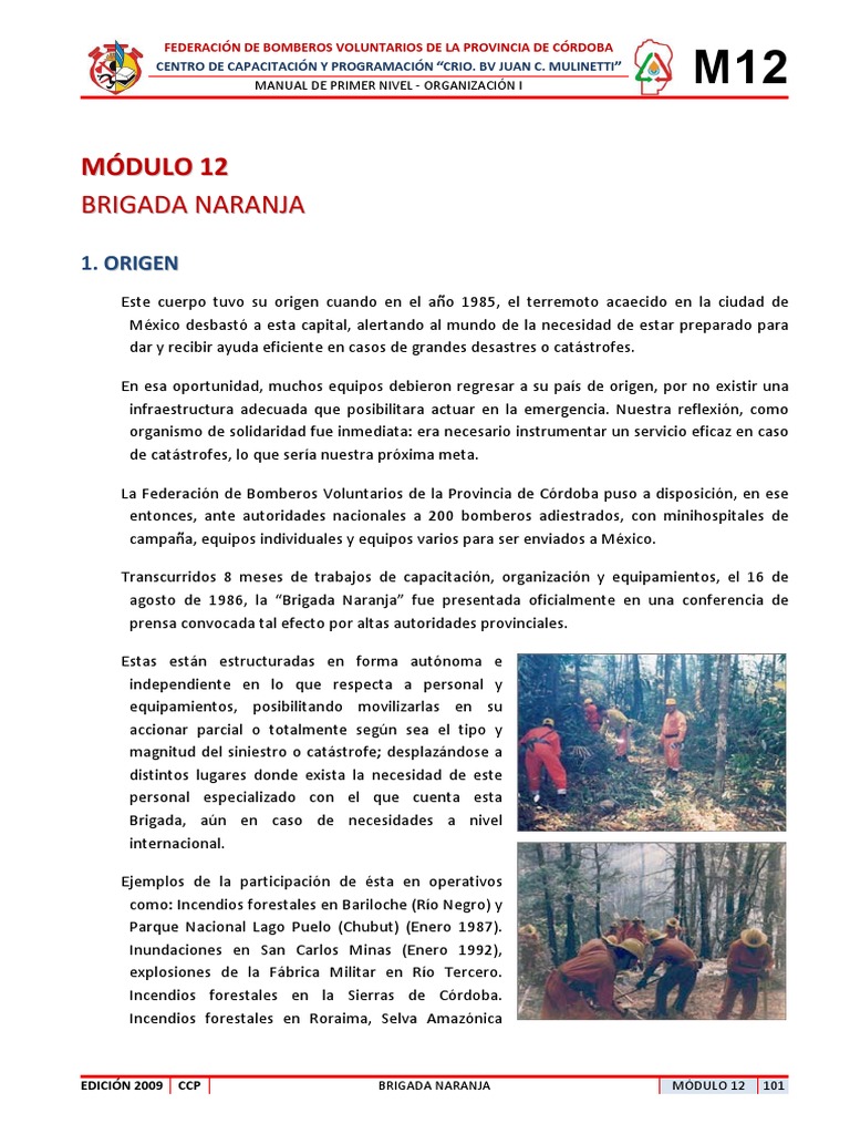 M12 - Brigada Naranja | PDF
