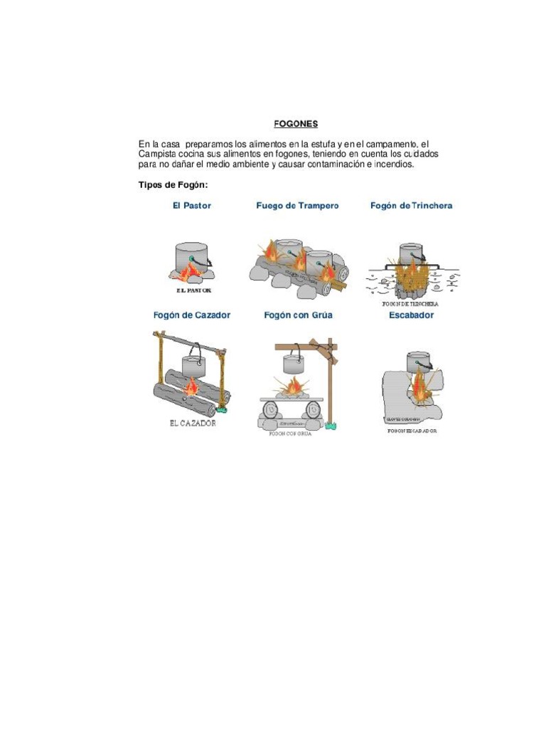 fogones y fogatas scouts | PDF