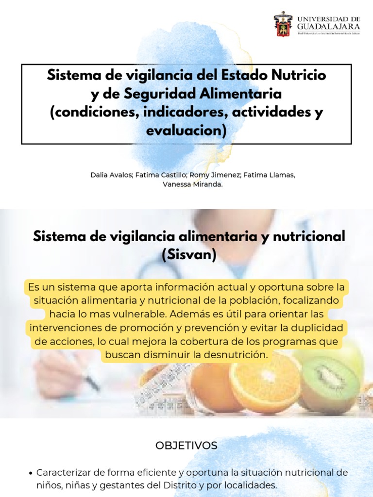 Presentacion Sisvan | PDF | Nutrición | Dieta y nutrición