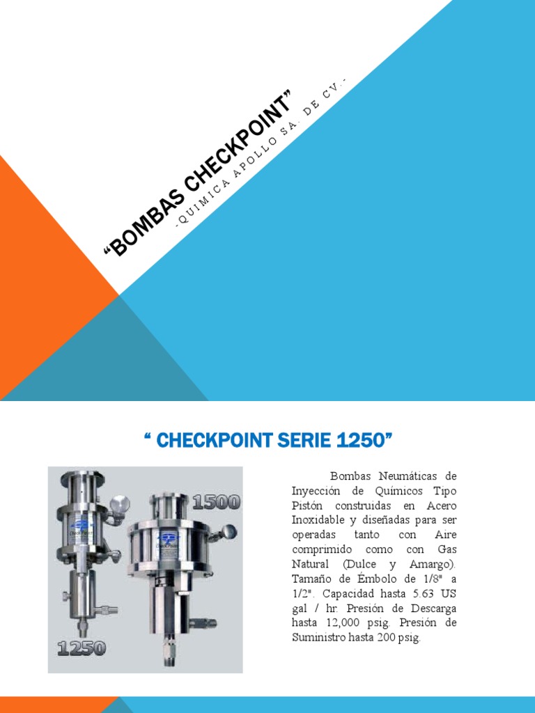 Bombas Checkpoint | PDF