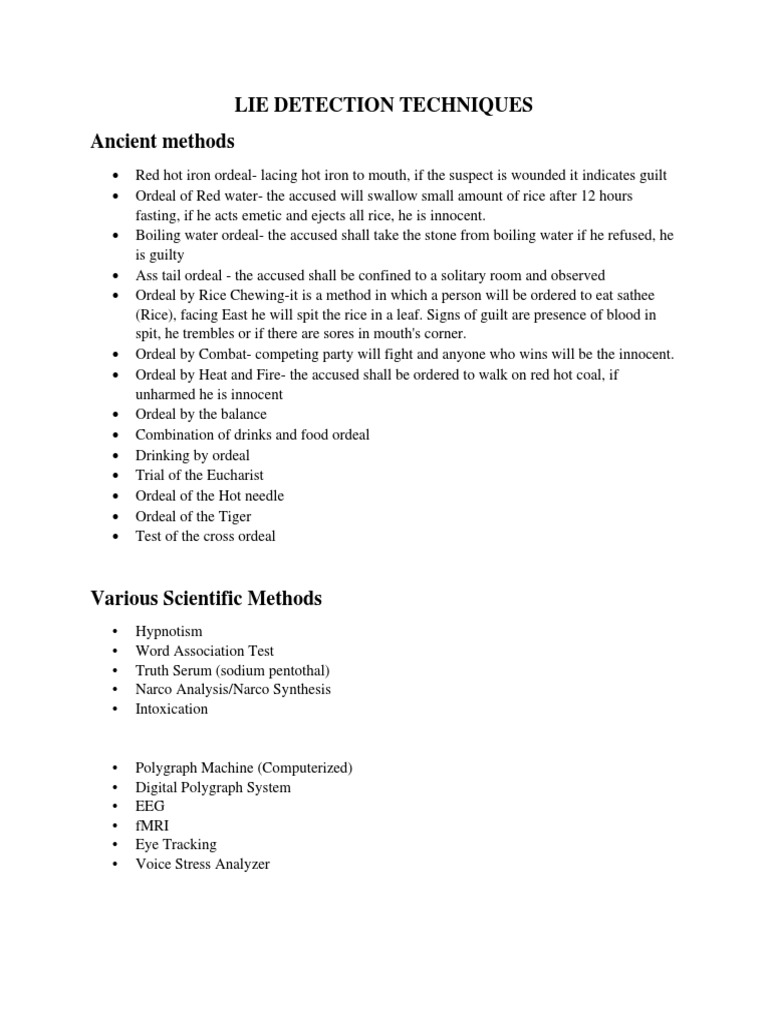 Polygraph Machine Components Overview | PDF | Polygraph | Nonverbal ...