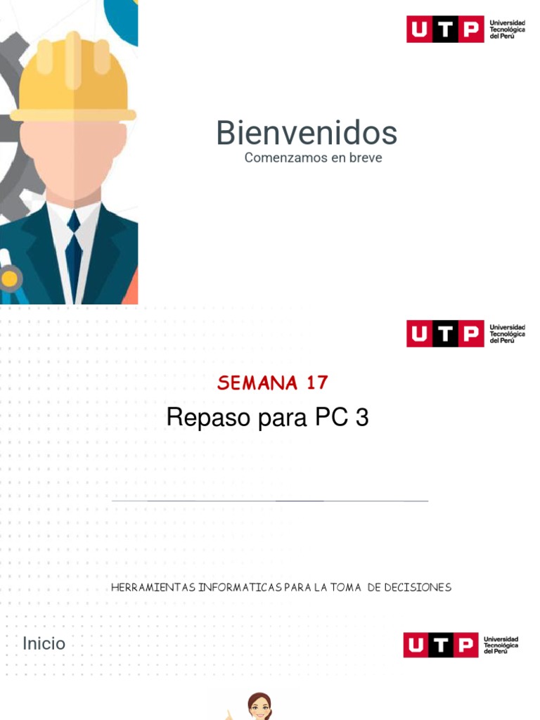Semana 17 - Repaso PC3 | PDF | Toma de decisiones | Investigación cuantitativa