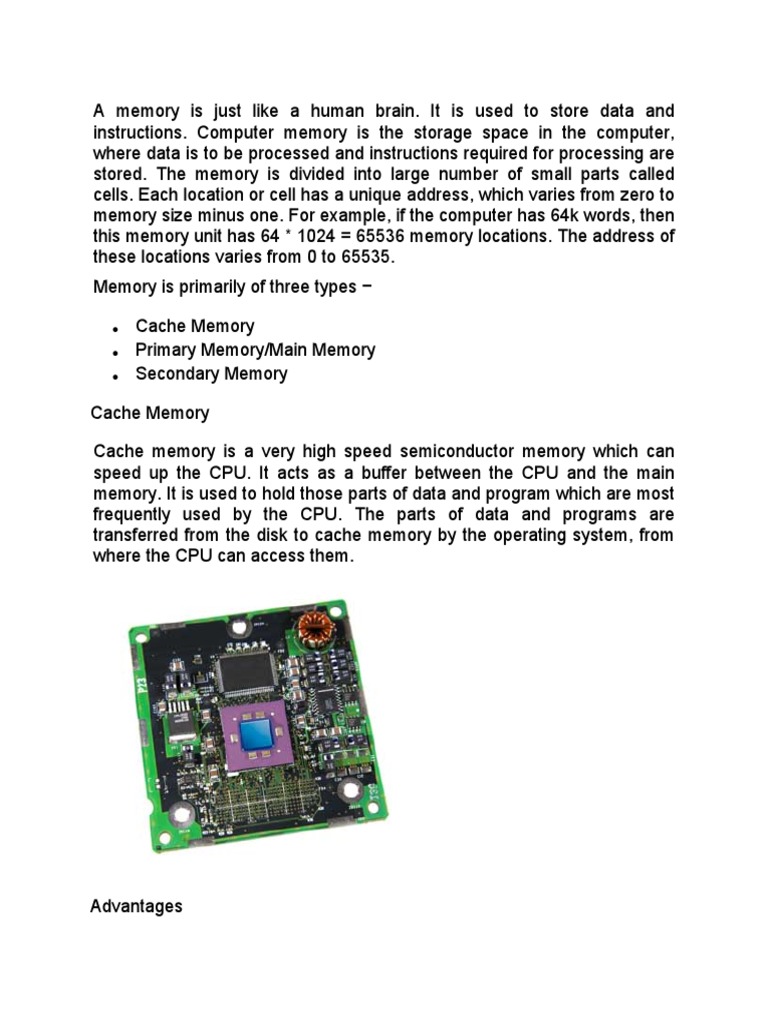 Ece Unit 3 Memories PDF | PDF | Computer Data Storage | Random Access Memory