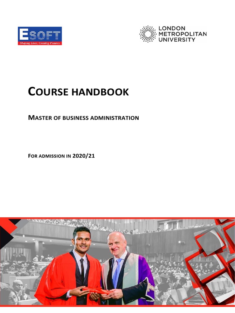 MBA Course Handbook (2020-2021) | PDF | Course Credit | Postgraduate ...