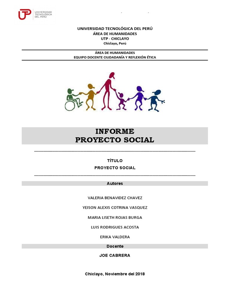 Proyecto Social | PDF