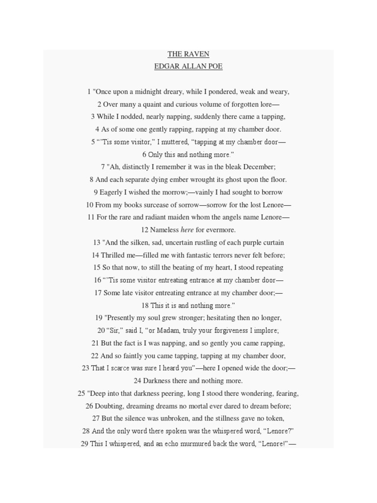 THE RAVEN Bilingue Poema Completo PDF | PDF | The Raven