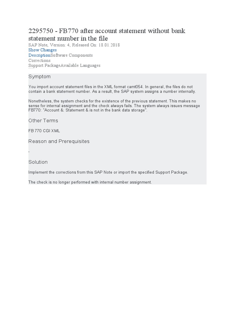 Account Statement | PDF