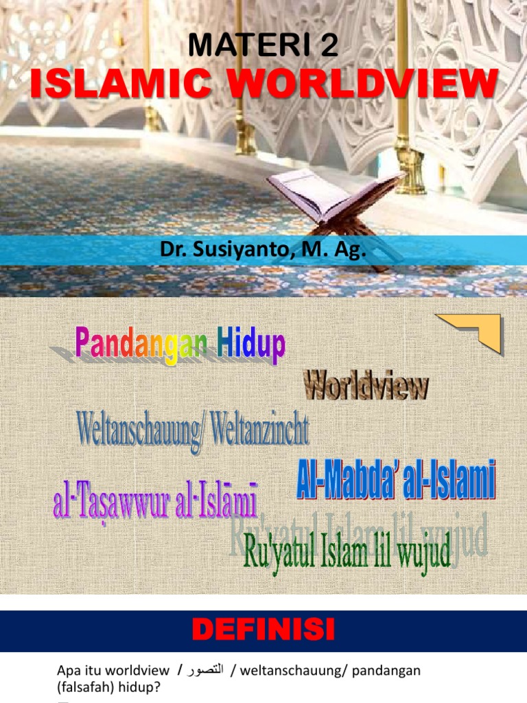 Islamic Worldview PDF | PDF