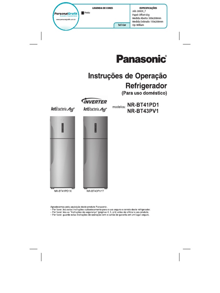 Manual BT41-43 | PDF | Geladeira | Ciências Físicas