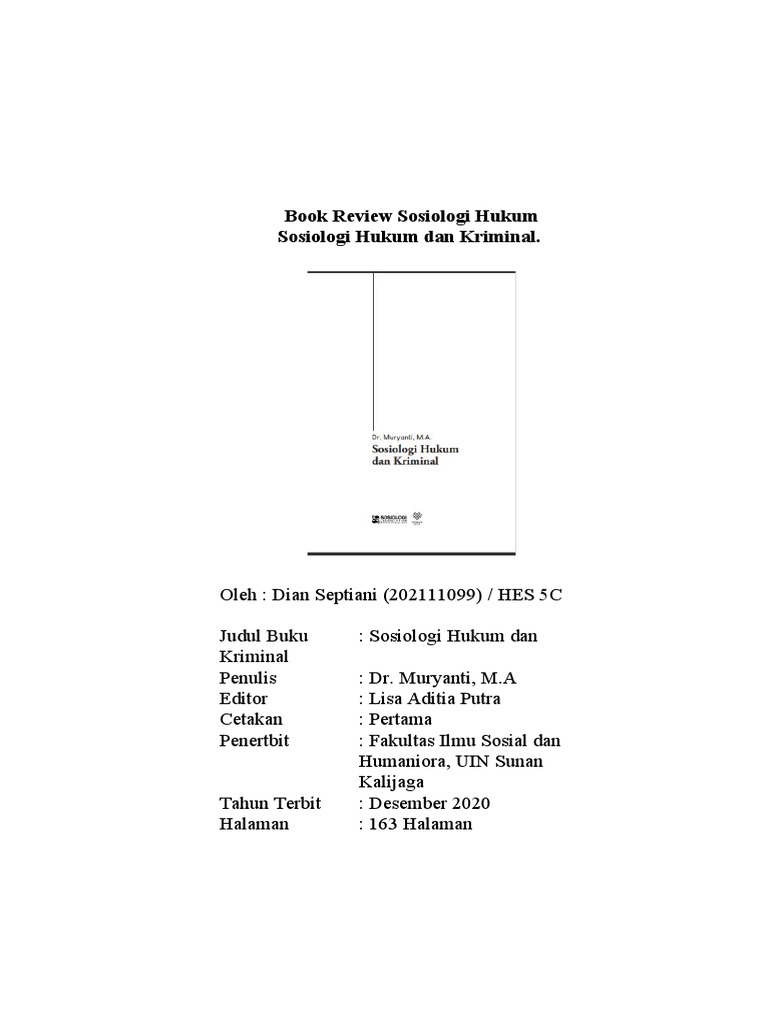 Contoh Review Buku | PDF