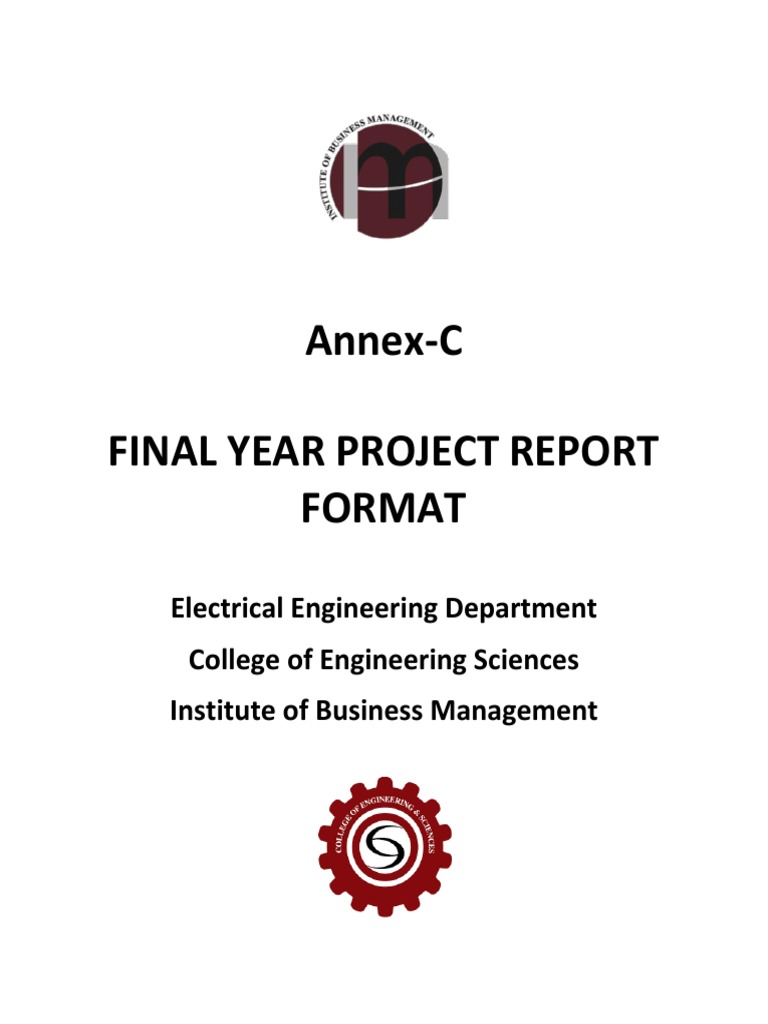 Annex C-FYP Final Report Format PDF | PDF | Computer File | Microsoft Word