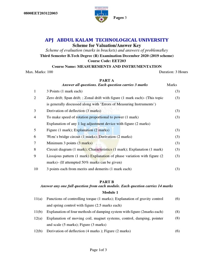 Eet203 Scheme PDF | PDF | Damping | Electrical Engineering
