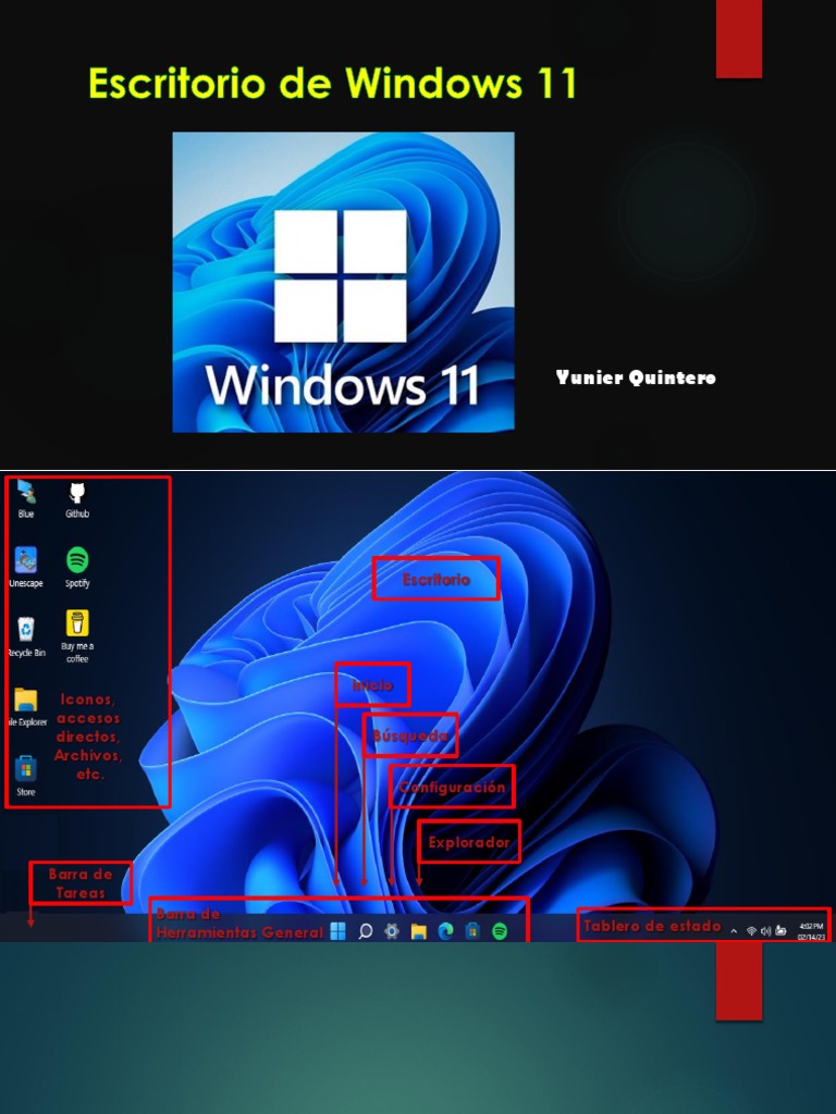 Guía del Escritorio de Windows 11 | PDF