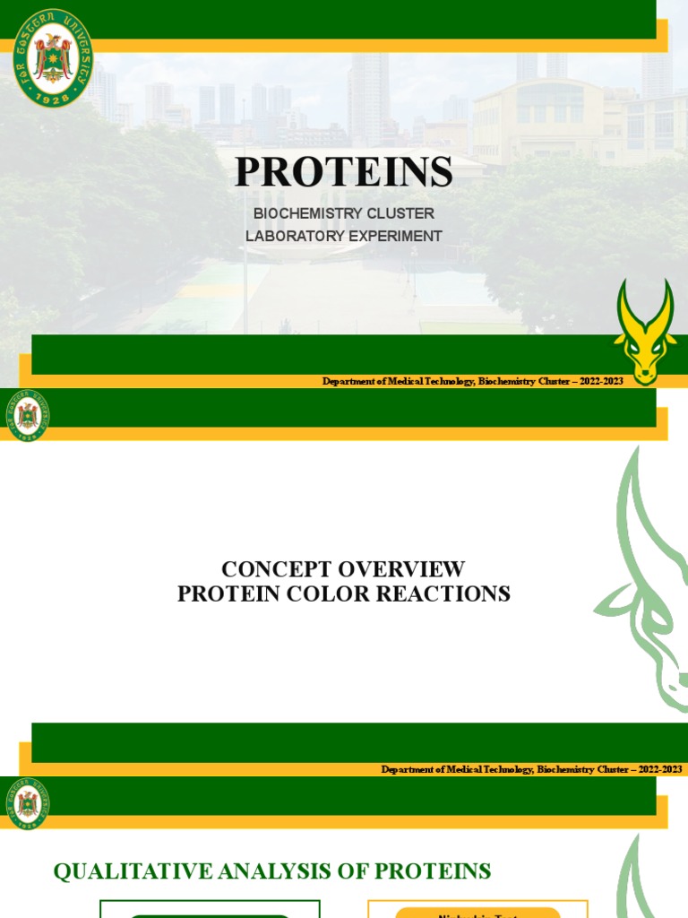 Protein Tests and Precipitation Lab | PDF | Precipitation (Chemistry ...
