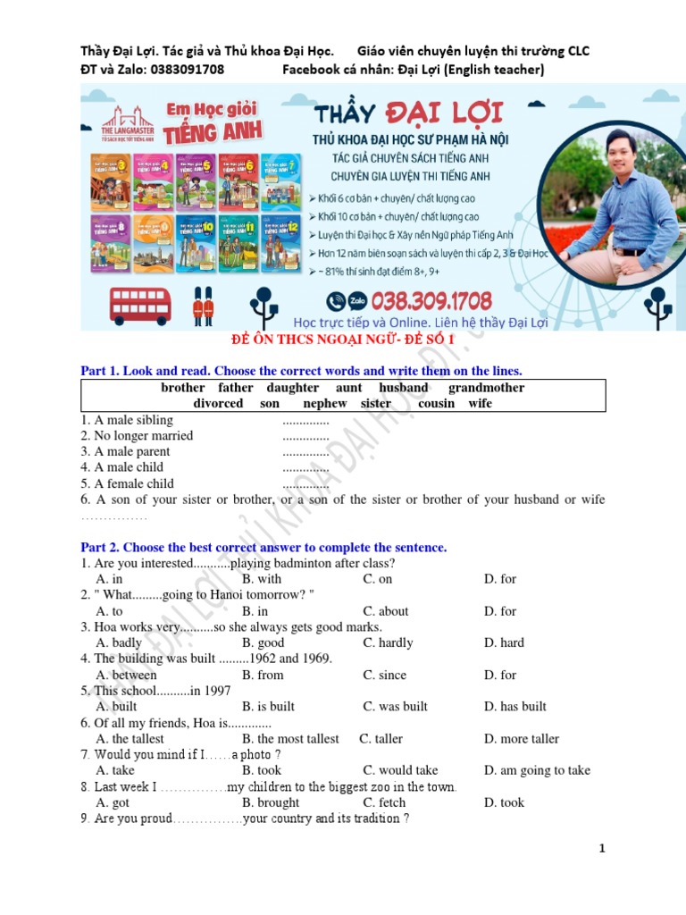 Đề thi chuyên CNN, AMS, NTT, LTV... PDF | PDF | Energy Development | Fuels