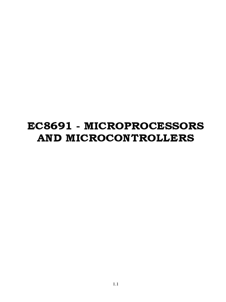 Ec8691 Qb Pdf Input Output Central Processing Unit