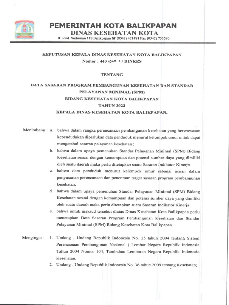 SK Sasaran SPM 2023 | PDF