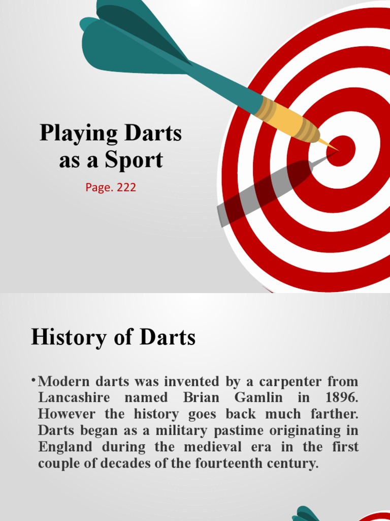 Playing Darts As A Sport | PDF