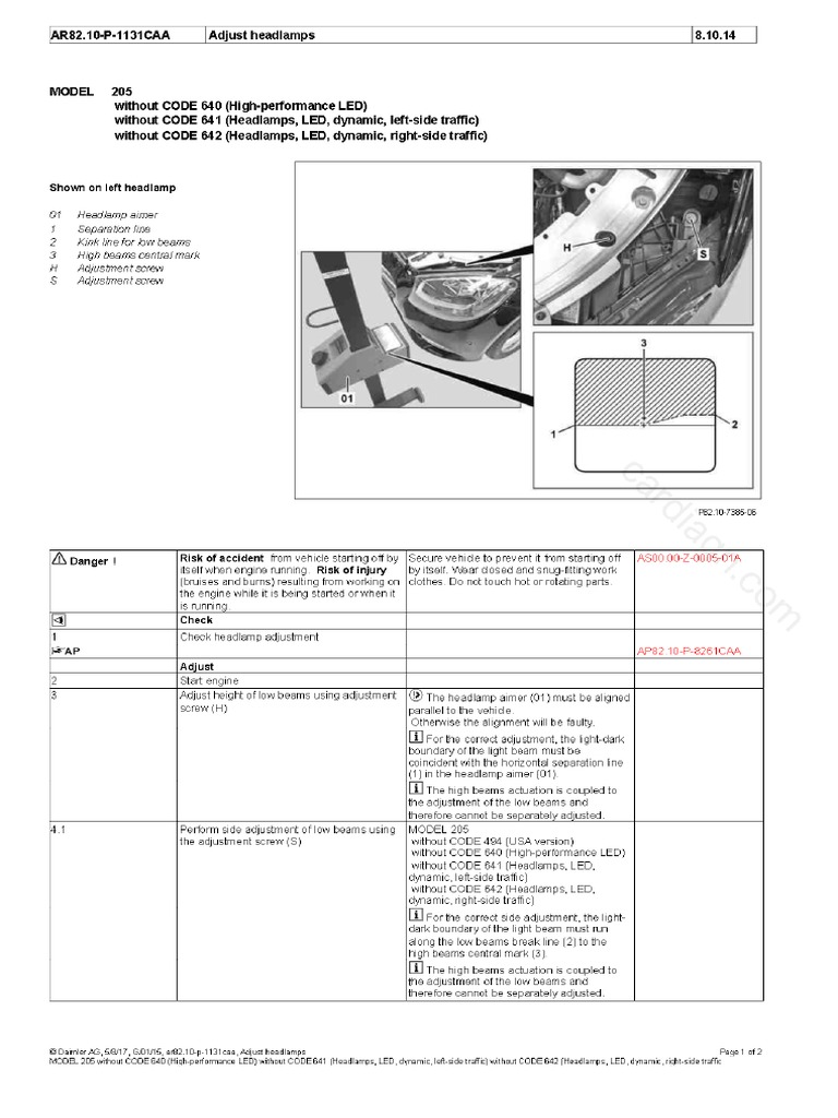 2014-2018 C-Class (W205) - Electrical System Body - PDF Download PDF | PDF