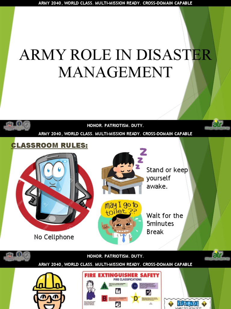 Army Role in Disaster Management | PDF | Volcano | Emergency Management