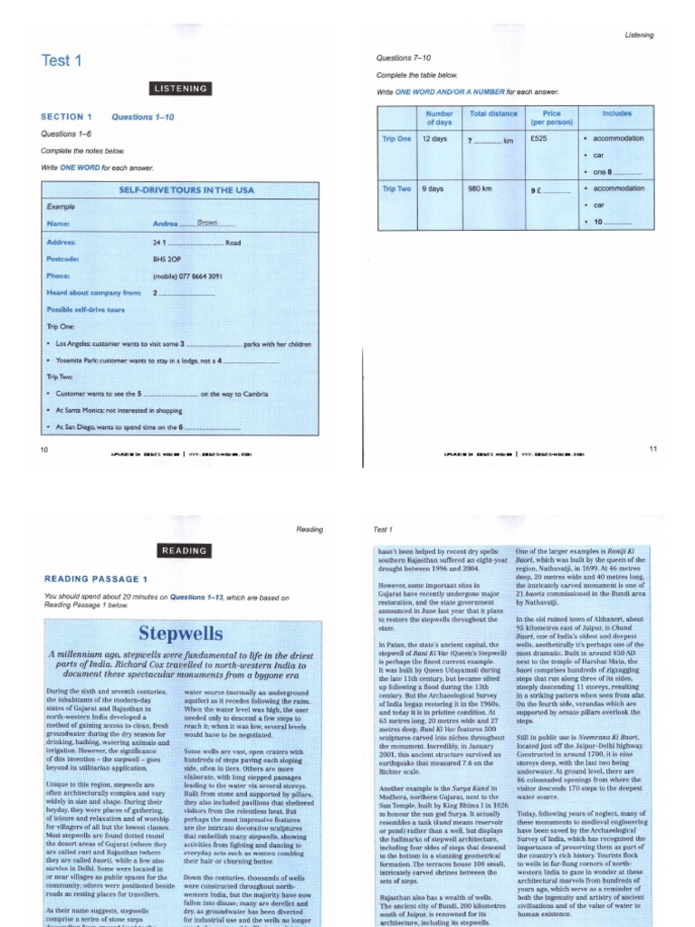 IELTS Mock Test | PDF