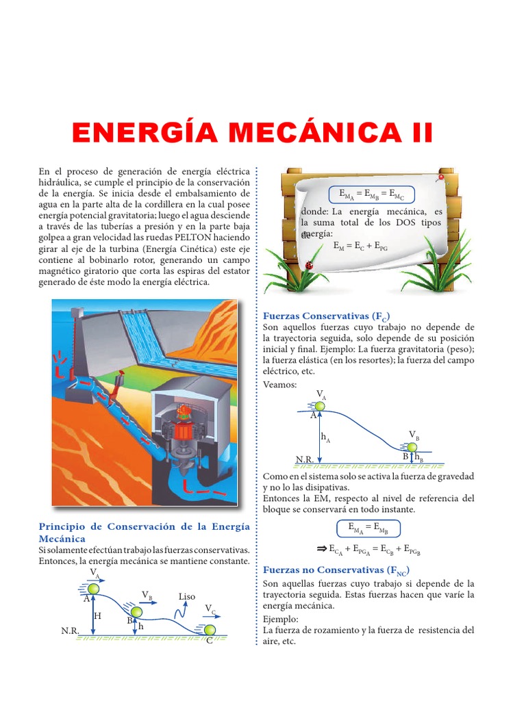 Conservación de la Energía Mecánica | PDF | Física | Mecánica