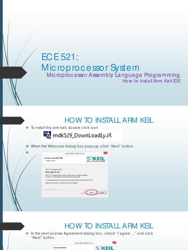 LECTURE 3 - ECE521 How To Install Arm Keil PDF | Download Free PDF | Icon (Computing) | Dialog Box