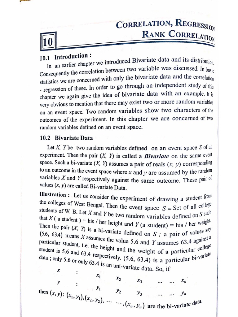 Correlation, Regression Rank Correlation. Curve Fitting by Method of ... Correlation, Regression Rank Correlation. Curve Fitting by Method of ...