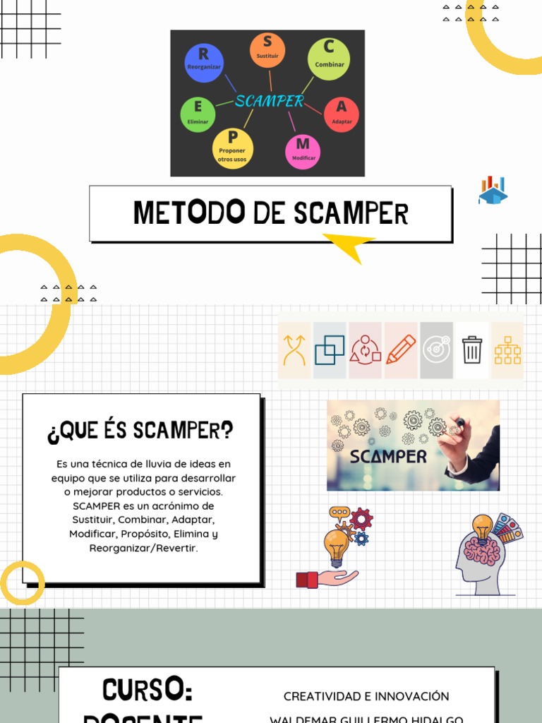 Scamper Modificado | PDF | Nutrición | Dieta y nutrición