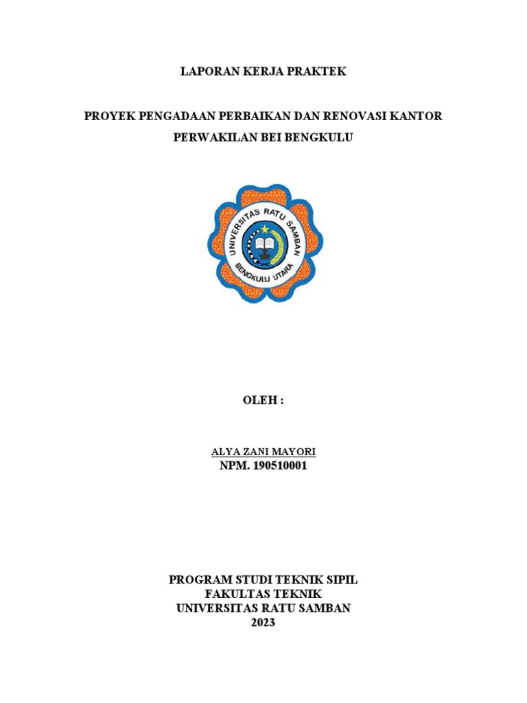 Cover Lap .KP Perbaikan | PDF