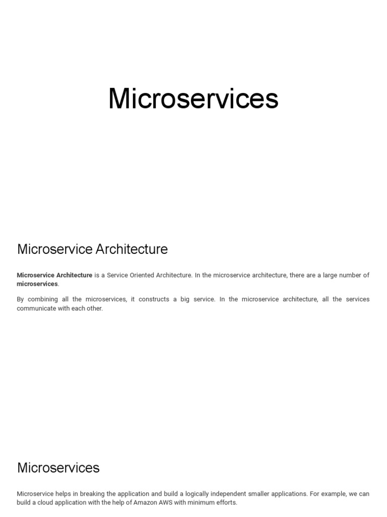 Microservices Pdf Download Free Pdf Spring Framework Representational State Transfer