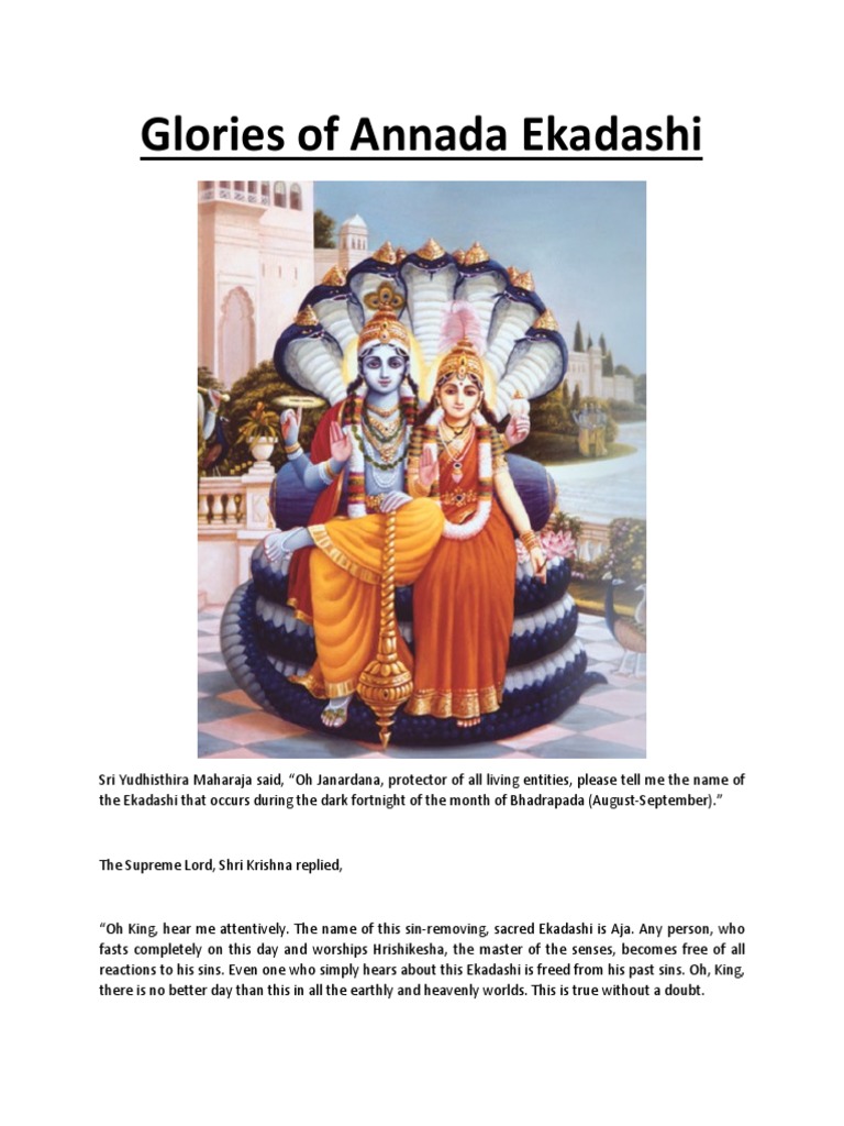 Annada Ekadashi PDF | PDF