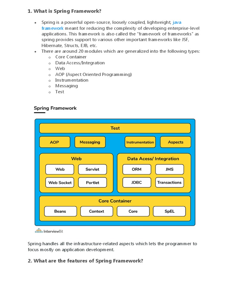 Spring All Questions Pdf Spring Framework Class Computer Programming