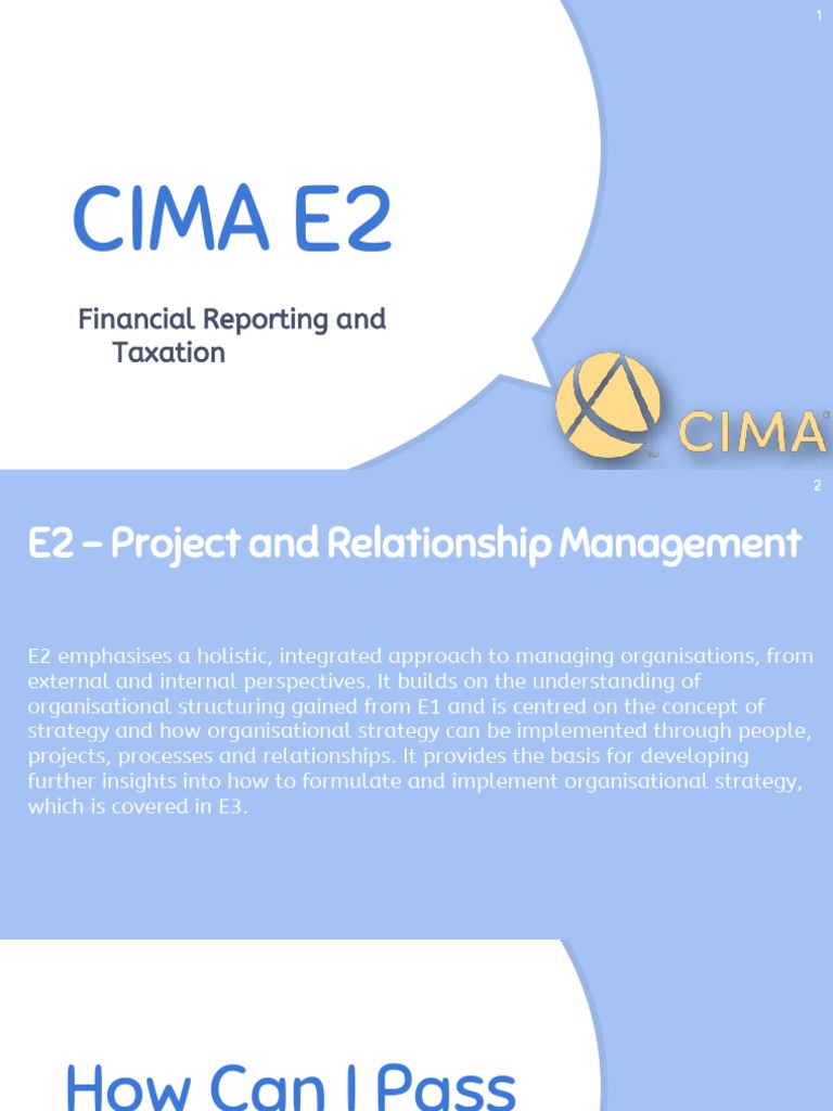 CIMA_E2_Mock_Exam (1) | PDF