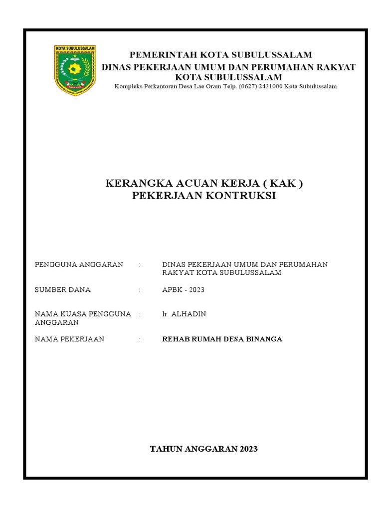 4. COVER KAK.docx | PDF