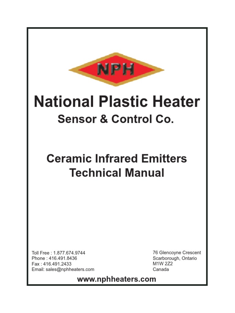 Ceramic Infrared Heaters | PDF | Infrared | Emission Spectrum