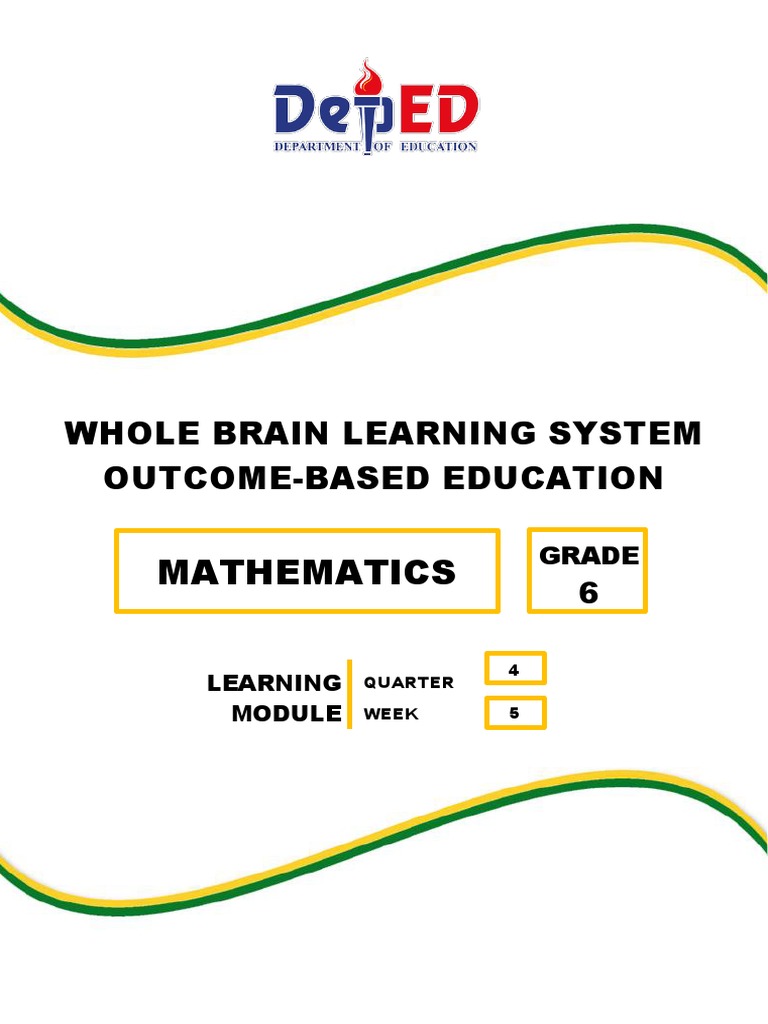 Module 5 Solving Routine And Non Routine Problems Using Data Presented In A Pie Graph Pdf