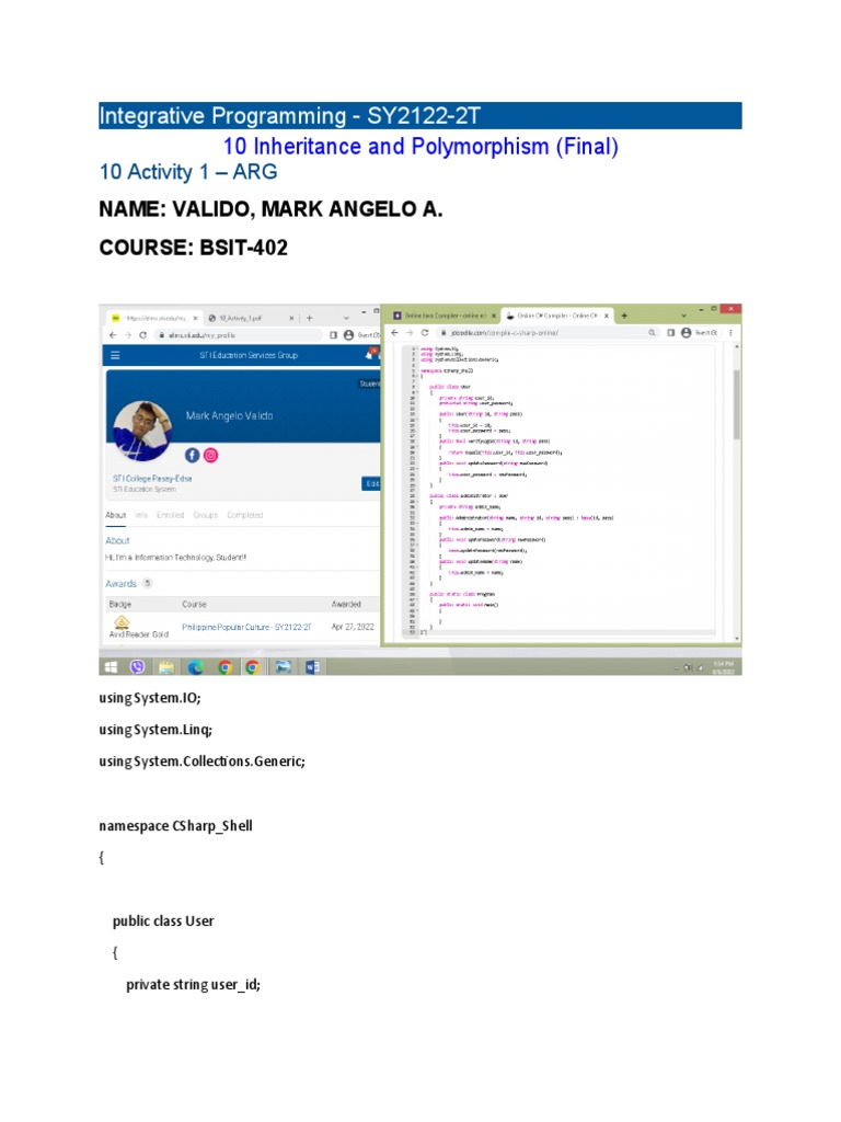 10 Activity 1 - ARG | PDF