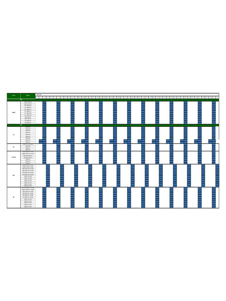 15.1 Jadwal Inspeksi Terencana | PDF | Tools | Natural Materials