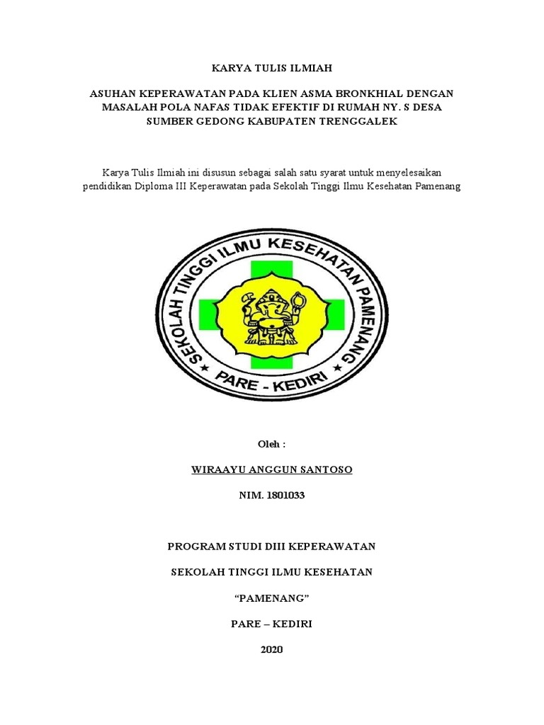 Karya Tulis Ilmiah | PDF