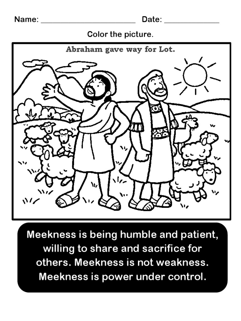 Sunday School Activity | PDF