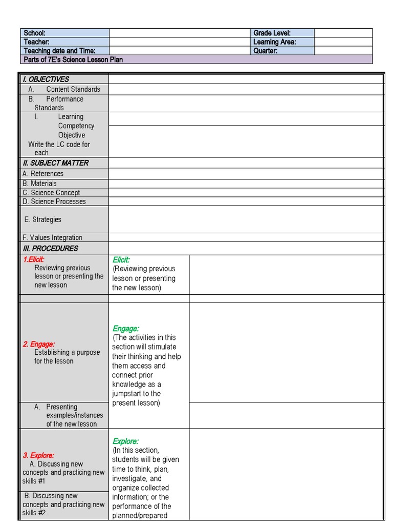Format For 7ES-DLP | PDF