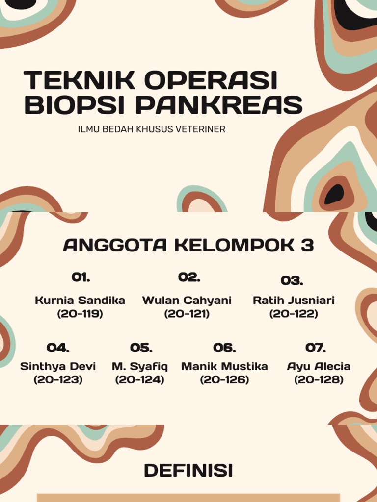 Kel 3D - Teknik Operasi Biopsi Pankreas PDF | PDF