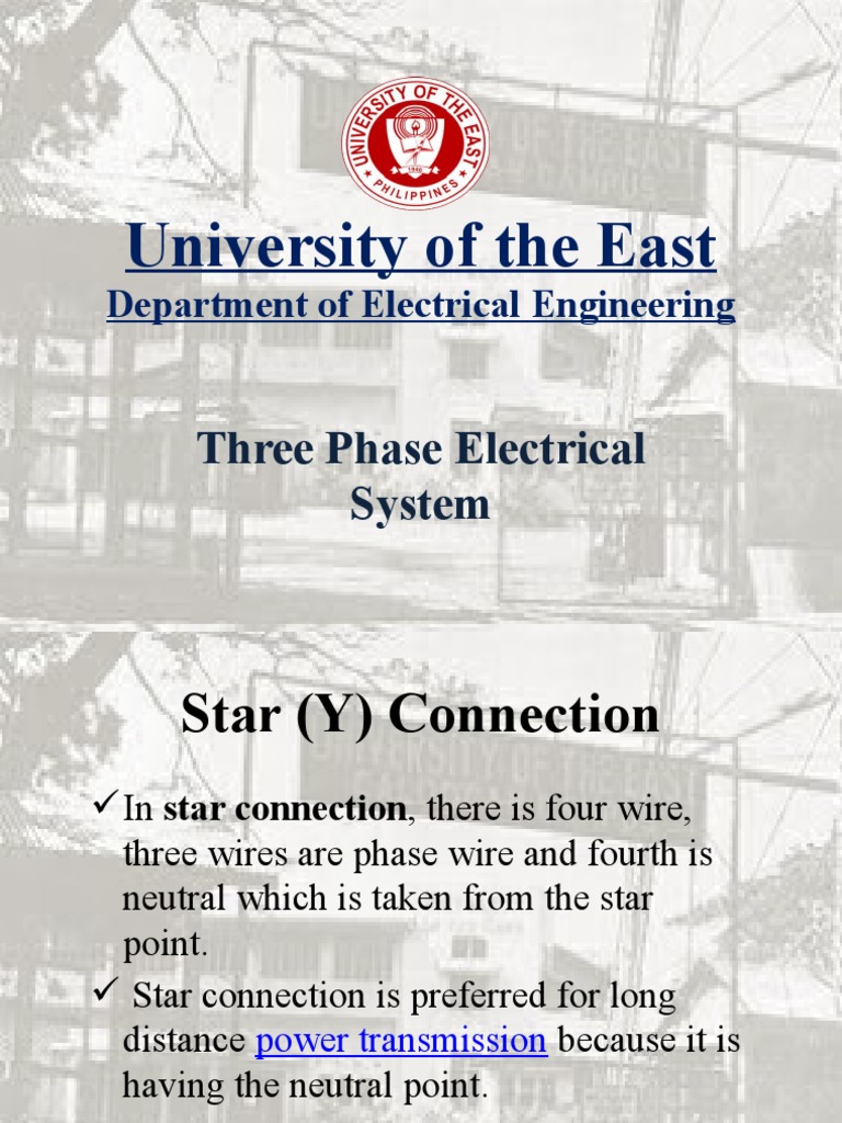 Three Phase Electrical System.pptx | PDF | Electricity | Electromagnetism