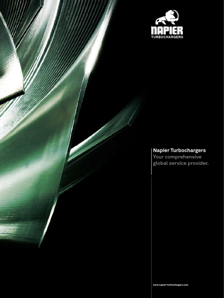 Napier Turbochargers Your Comprehensive Global Service Provider PDF | PDF