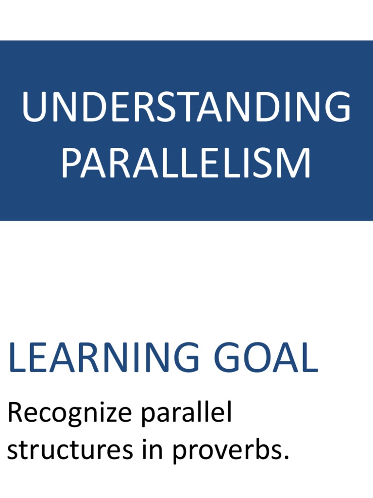 Understanding Parallelism in Proverbs | PDF