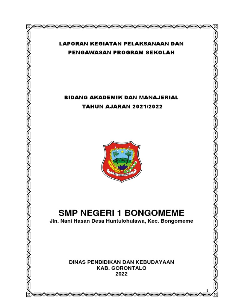 Laporan Pelaksanaan Pengawasan | PDF