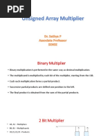 4x4 Array Multiplier Design Techniques | PDF | Multiplication | Logic Gate