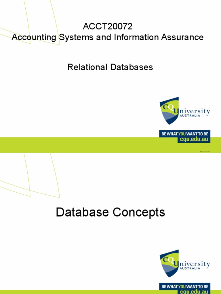 Acct20072 Relational Database Teaching Slides 1 Hr Version Pdf Databases Relational 0038
