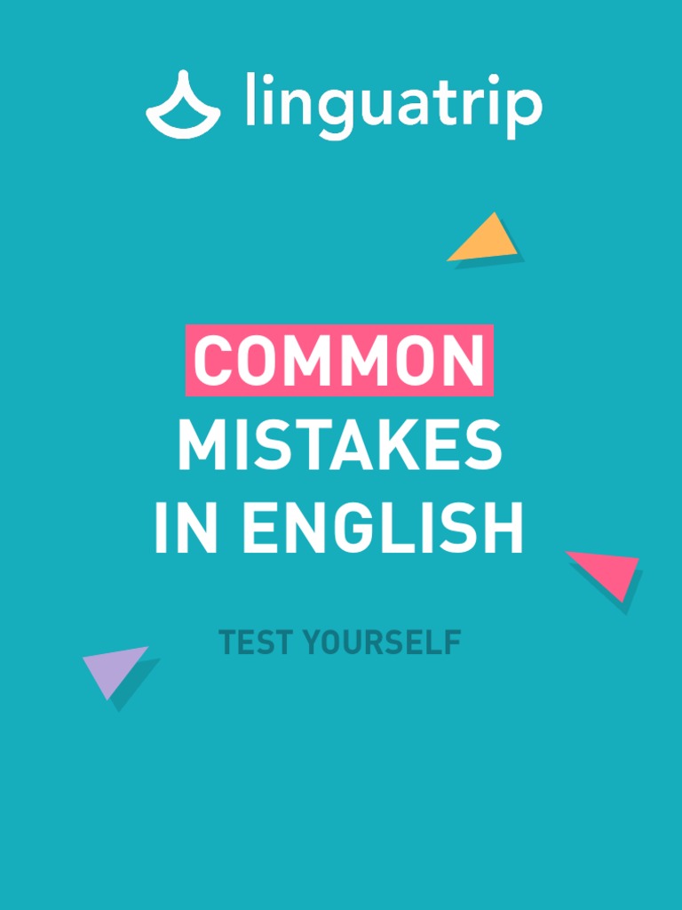 Correcting Common English Mistakes | PDF